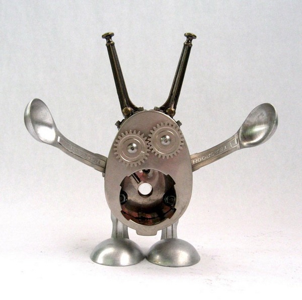 Brian Marshall’s Sculptures out of Scrap Materials | Amusing Planet